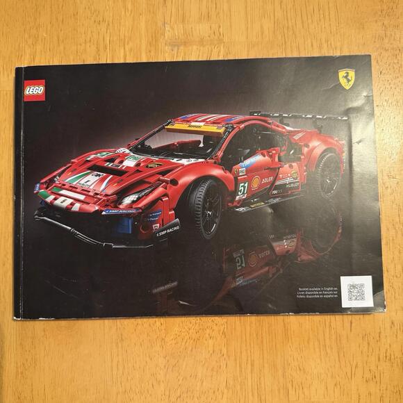 Lego | Toys | Lego Technic Ferrari 488 Gte Af Corse 5 42125 No Bricks ...